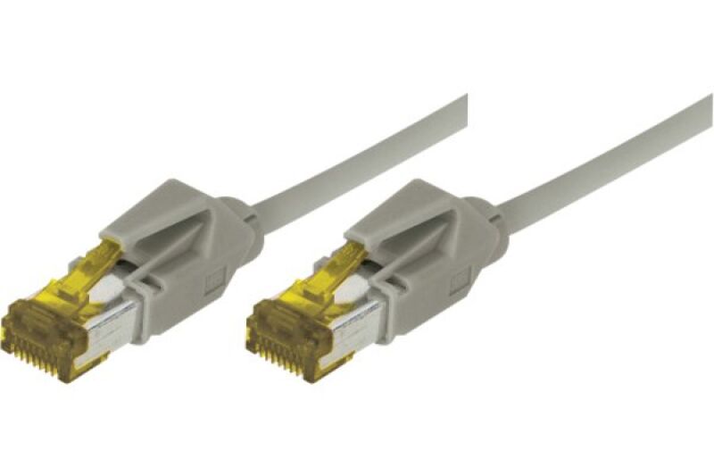 Cordon RJ45 sur câble catégorie 7 S/FTP LSOH snagless gris - 30 m ...